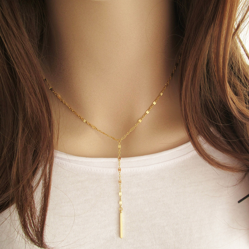 Y Chain Necklace - Phoera Cosmetics